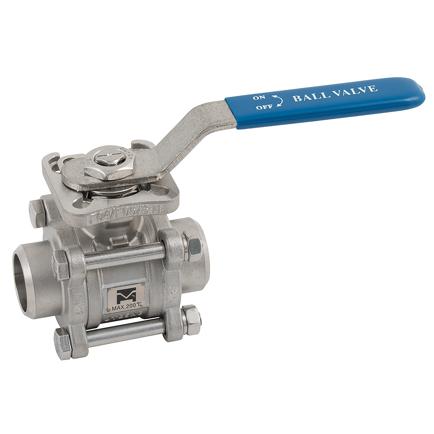 Haitima 2012ND-3 HAITIMA 3" NBBW SS 3PC DIRECT MOUNT FULL BORE BALL ...