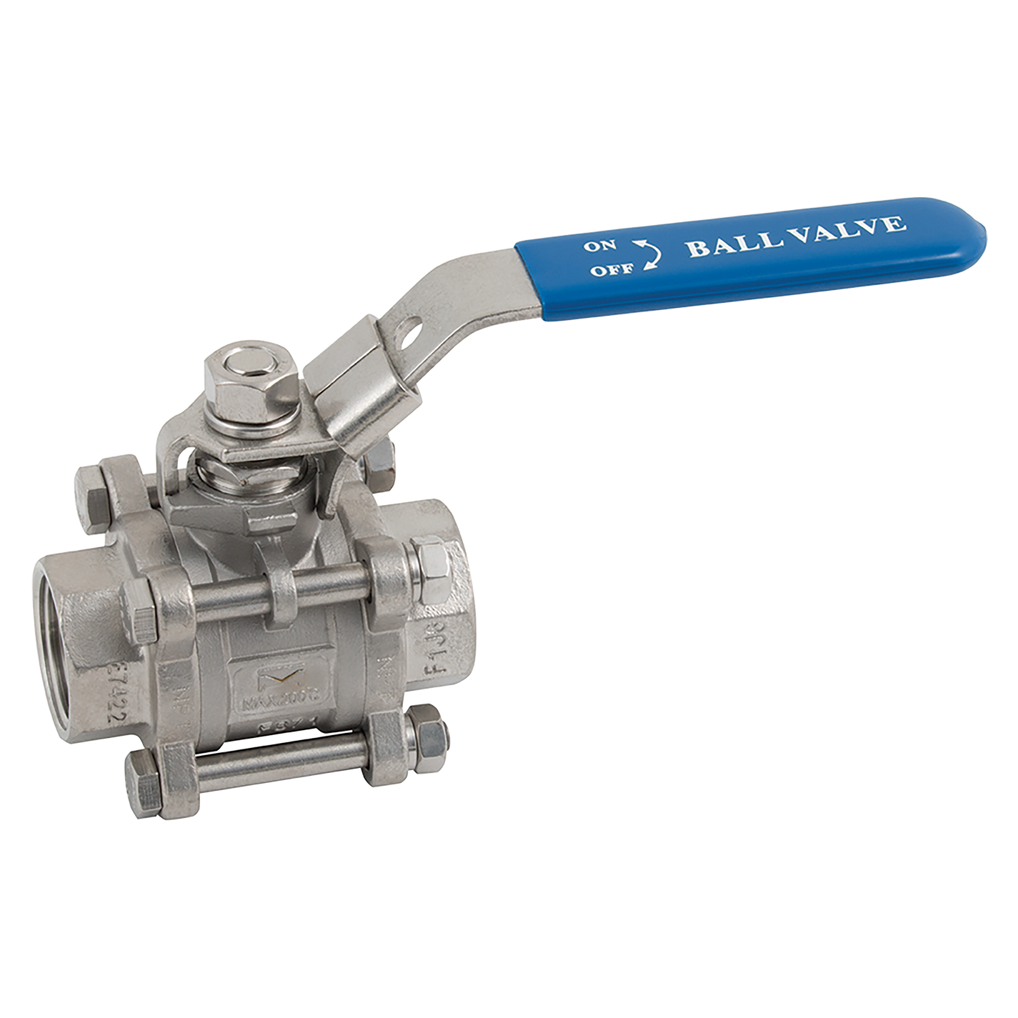 Haitima 2013FW-1N HAITIMA 1" NPT SS 3PCE FULL BORE BALL VALVE LOCKING ...