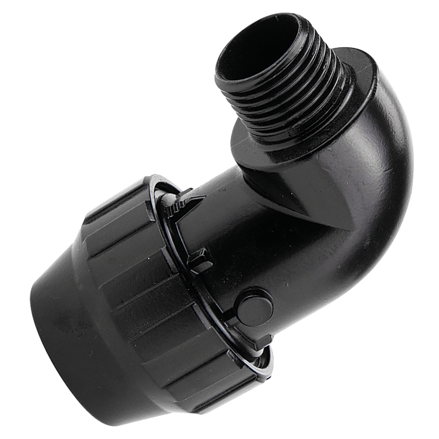 Aircom QLGO90MAL025048 AIRCOM MALE STUD 90° ELBOW ALUMINIUM 25MM TO G1 ...