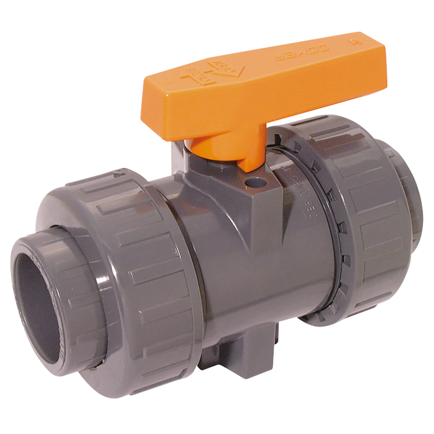Comer BVI13-38-PVC COMER 3/8" ID UPVC BALL VALVE DOUBLE UNION ...