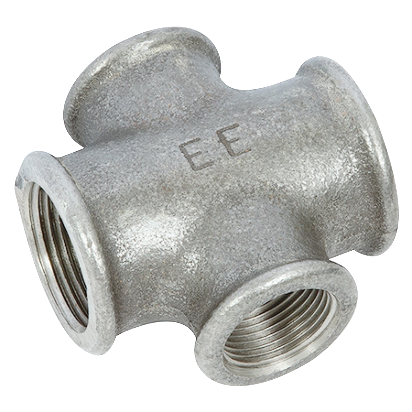 EE ODLEWNIA EE-MI180-34-38N EE BLACK UNEQUAL CROSS 3/4" X 3/8" BSPP ...