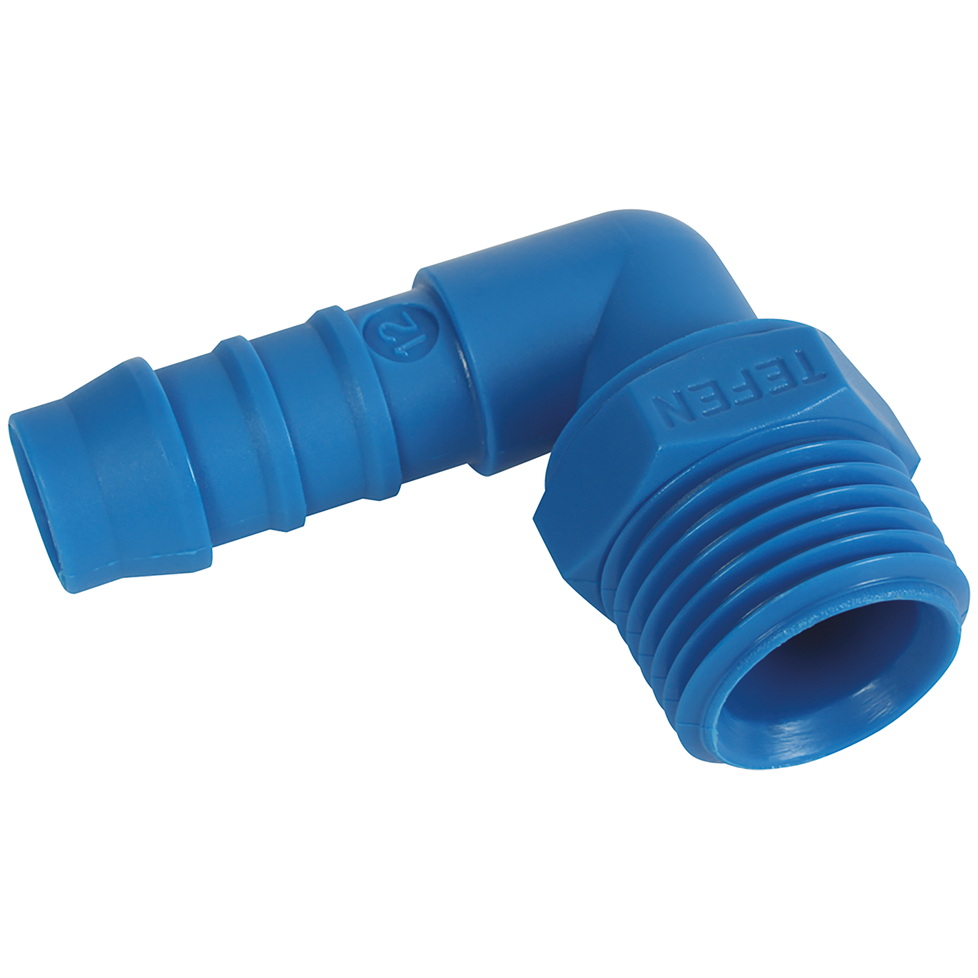 Tefen PN16-6-12 TEFEN 1/2" BSPT MALE ELBOW HOSE CONNECTOR | Kempston ...