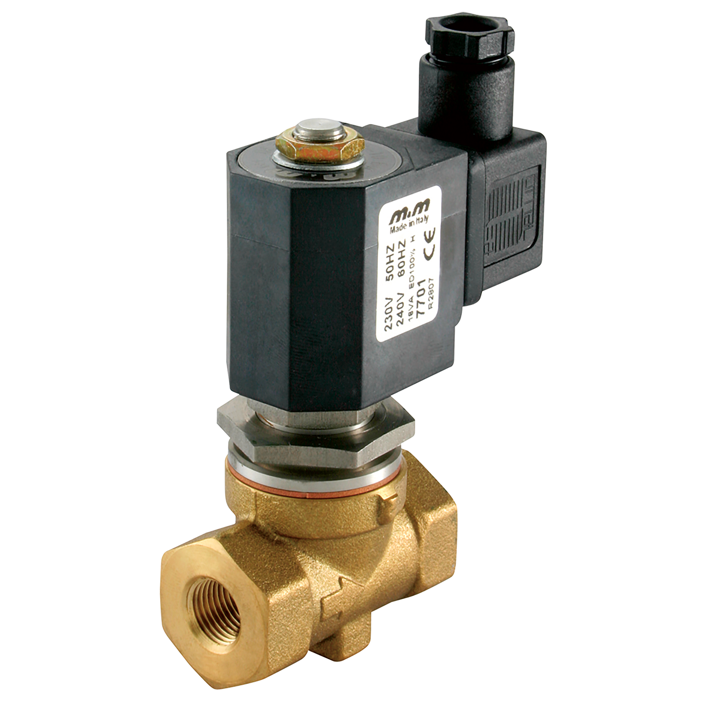 M&M D622DTY110VAC M&M 1" HIGH PRESSURE STEAM SOLENOID VALVE 110VAC ...