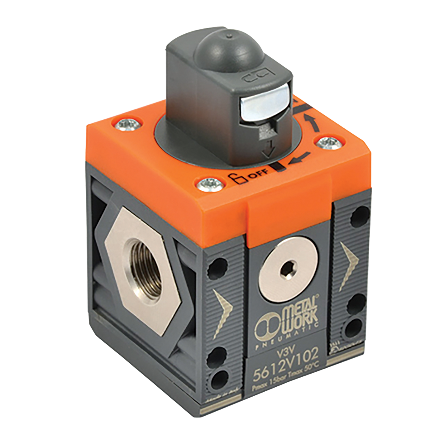 Metal Work Pneumatic 5623V703 METAL WORK SHUT OFF VALVE G3/8" SOLENOID ...