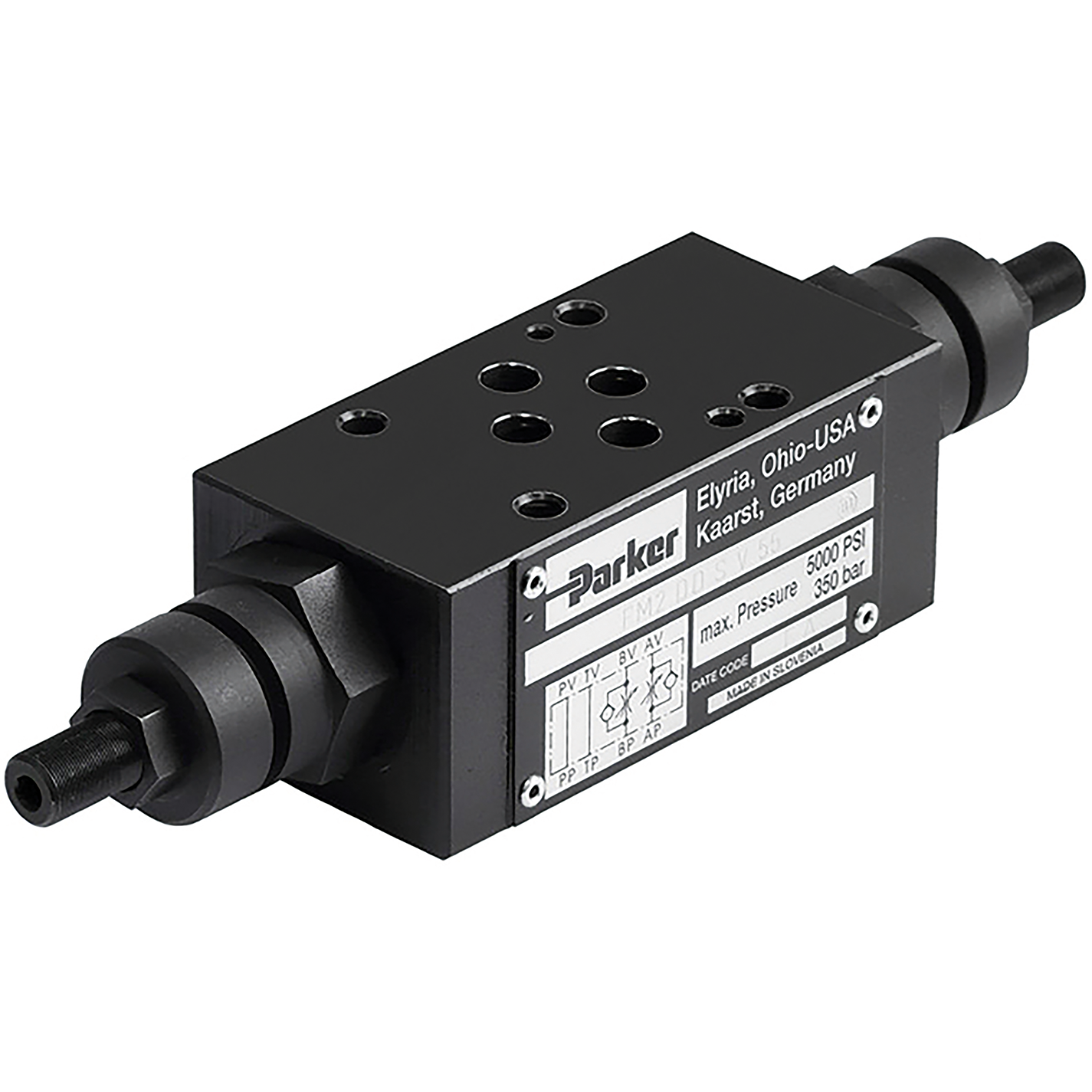 Parker FM2DDSV PARKER CETOP 3 FLOW CONTROL VALVE METERING A & B ...