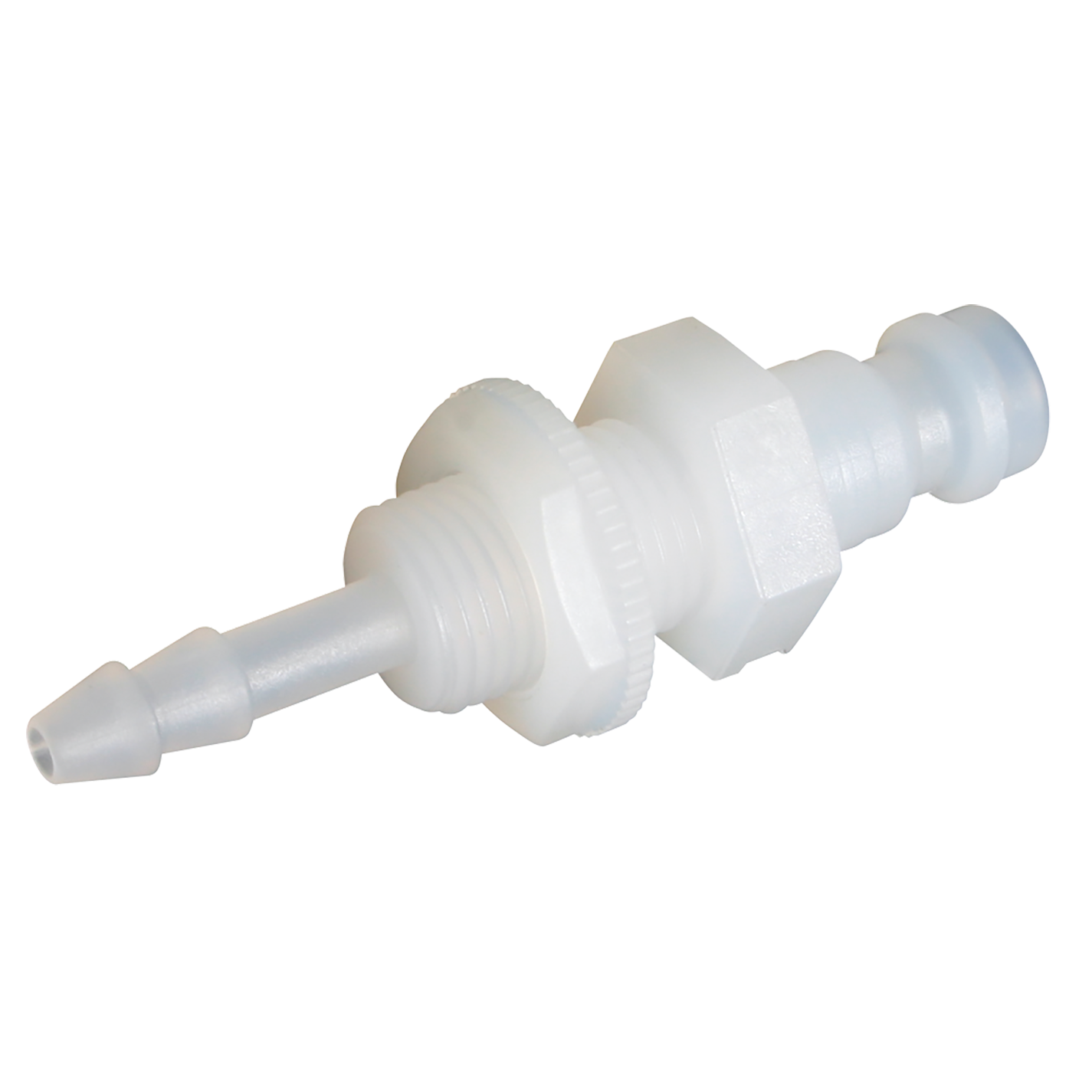 Parker 21SFTS04FXX PARKER RECTUS 4MM TAILED BULKHEAD PVDF PLUG ...