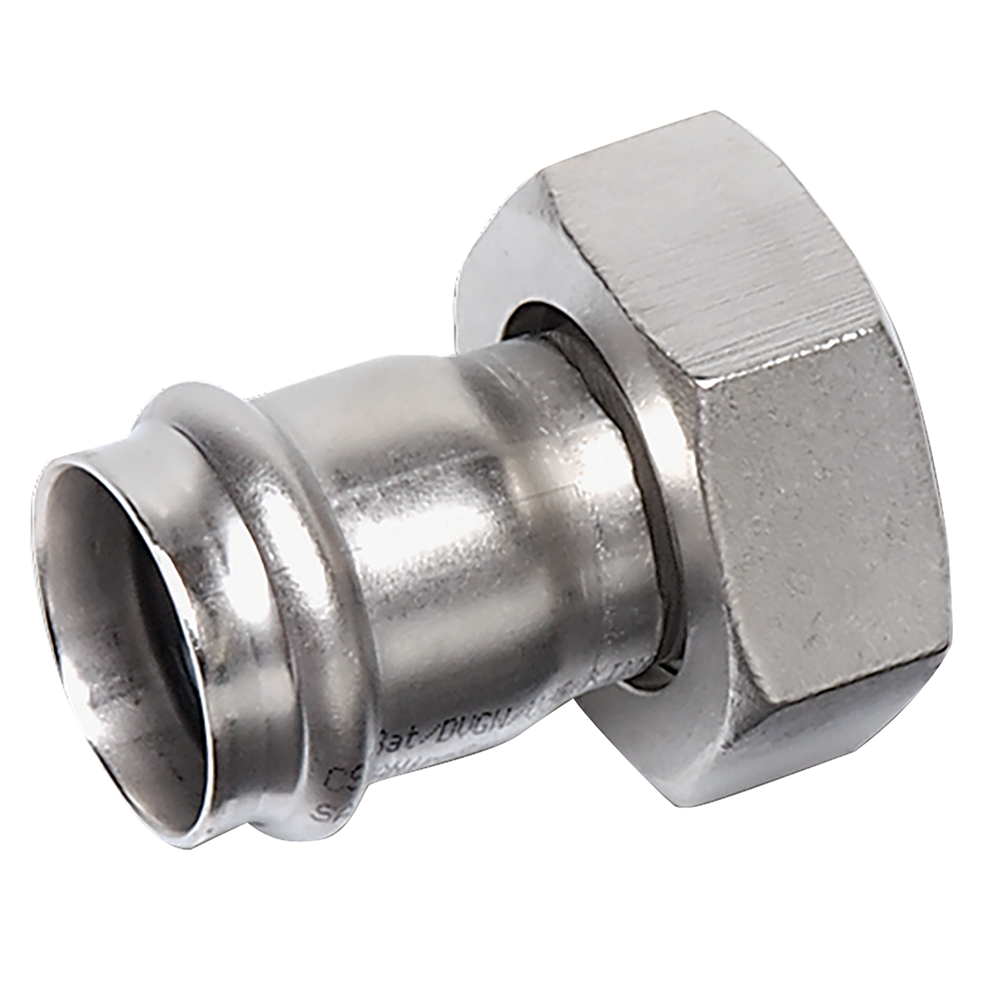 SANHA 69359M35112 SANHA 35MM X 1.1/2" S9000 UNION ADAPTOR FLAT SEAL ...