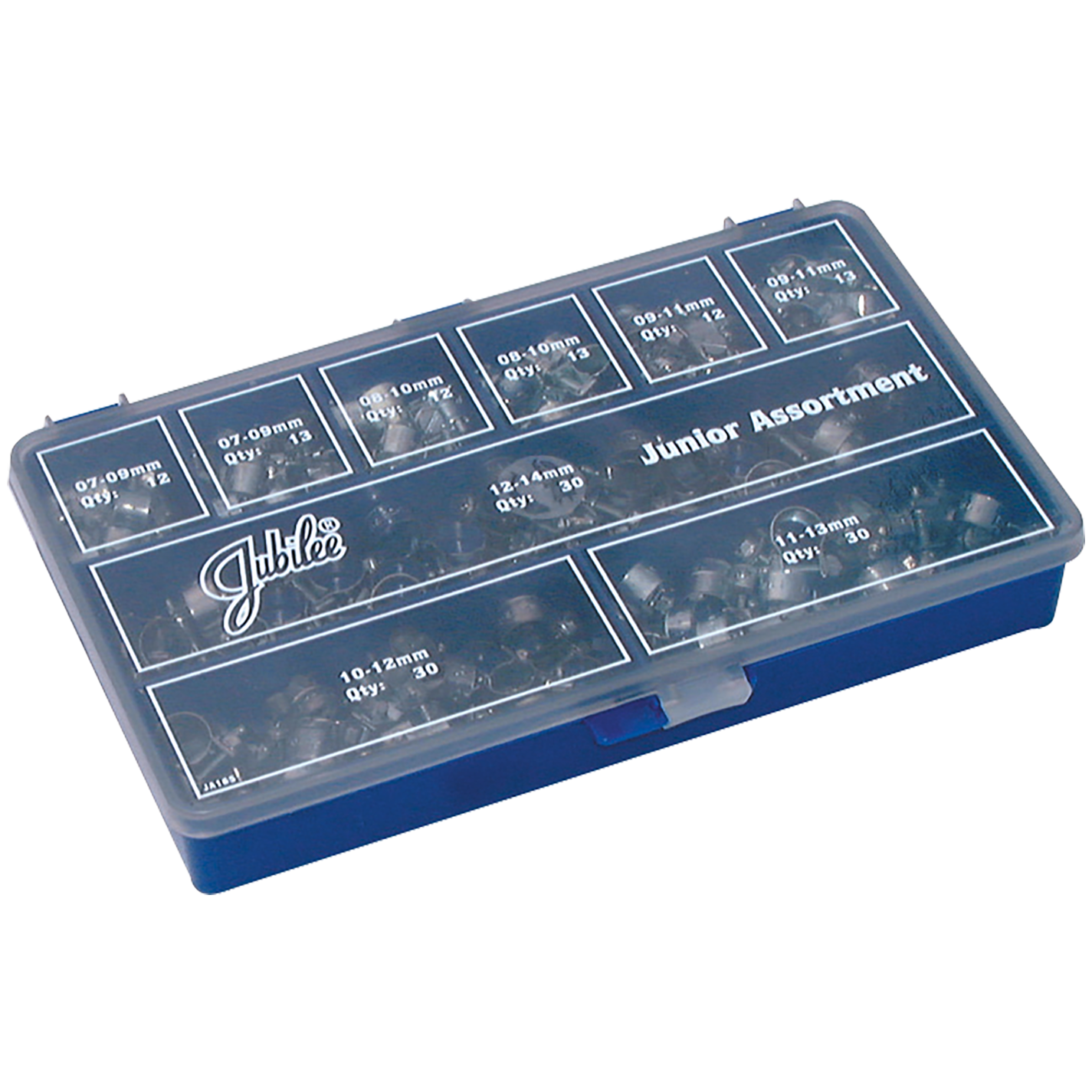 Jubilee JA165 JUBILEE JUNIOR CLIP ASSORTMENT MILD STEEL | Kempston Controls