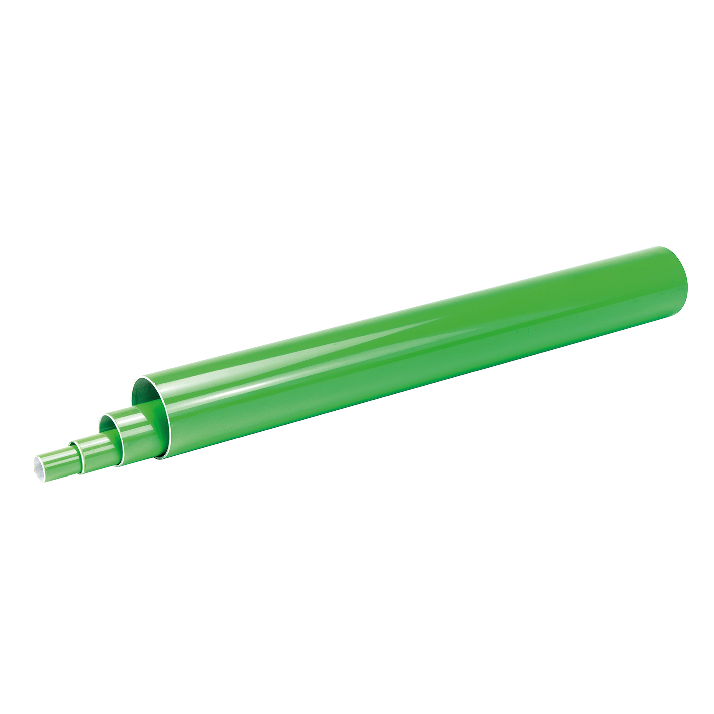 Aircom QLTUALG063S AIRCOM GREEN COATED ALUMINIUM PIPE 6M BAR 63MM ...