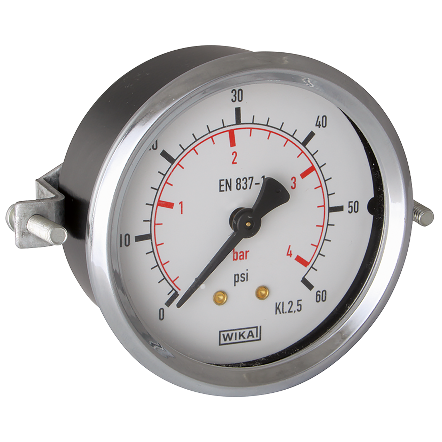 WIKA WG63-14FPM-28BAR WIKA 0-28 BAR 63MM DIA FLUSH PANEL MOUNT 1/4" BSP ...