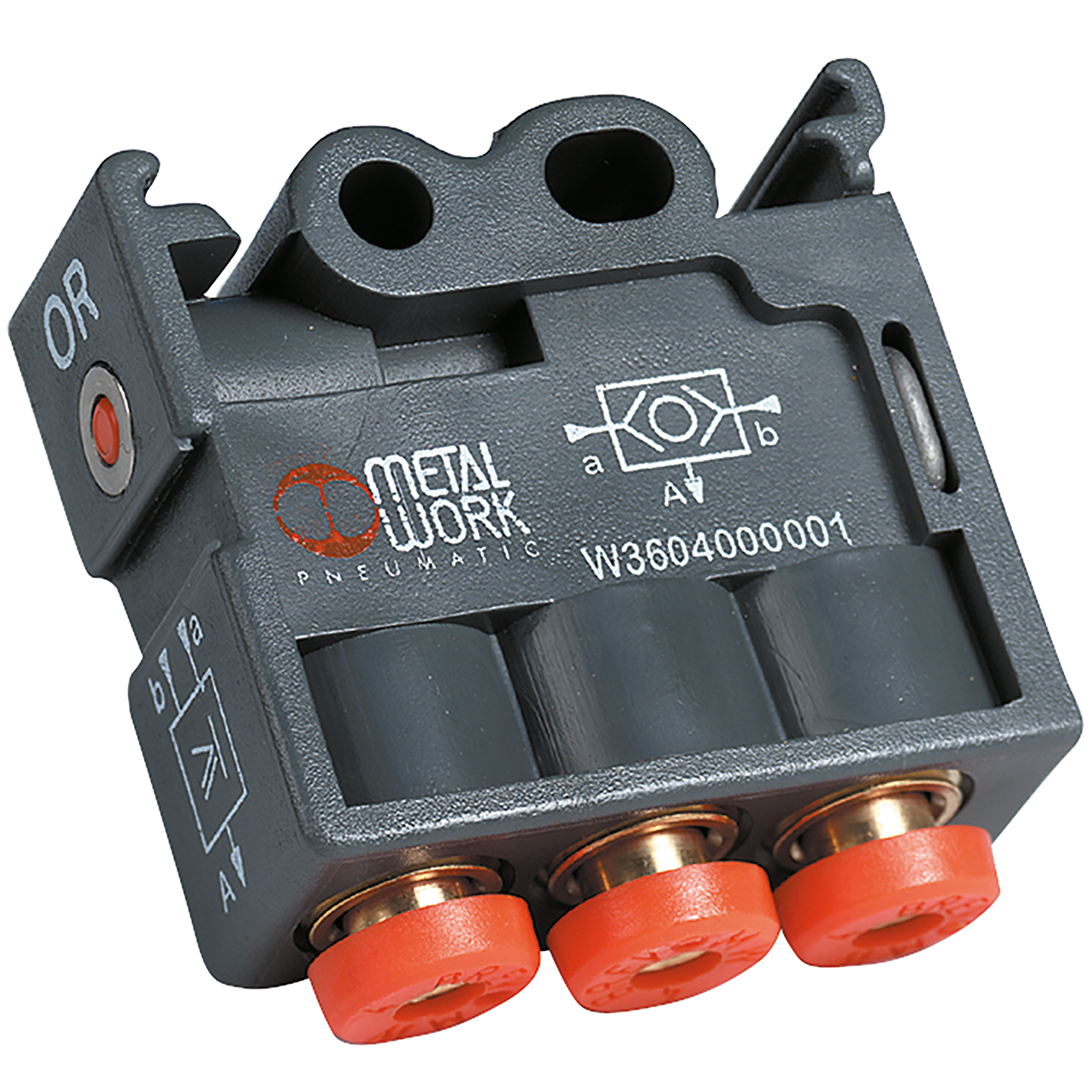 Metal Work Pneumatic W3604000001 METAL WORK LOGIC ELEM OR 4MM DIN RAIL ...