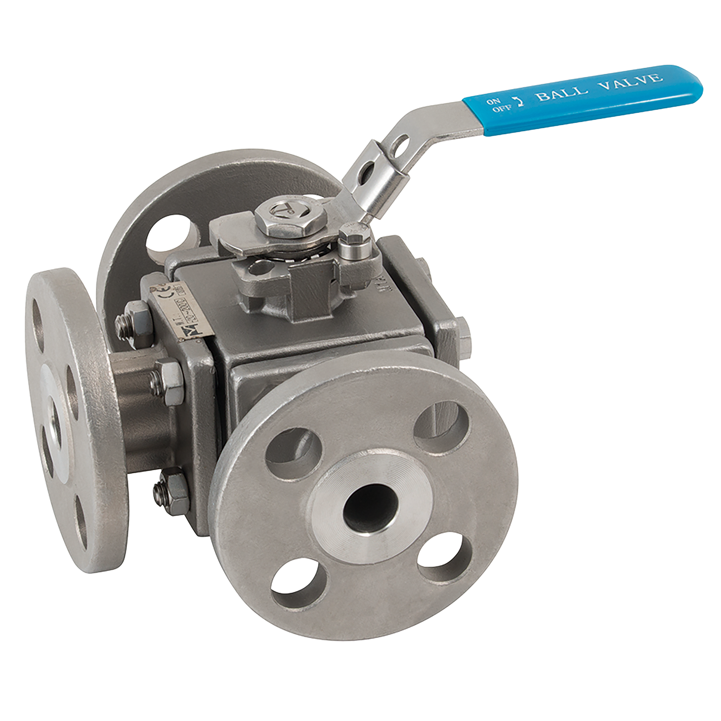 Haitima 2059DT150 14 HAITIMA 6" ASA150 FLANGE DIRECT MOUNT SS 3 WAY T ...