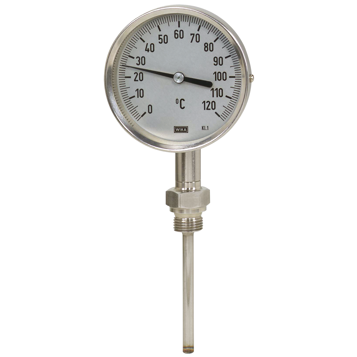 WIKA WTG100-TE-120 WIKA 0-120°C SS CASE THERMOMETER | Kempston Controls