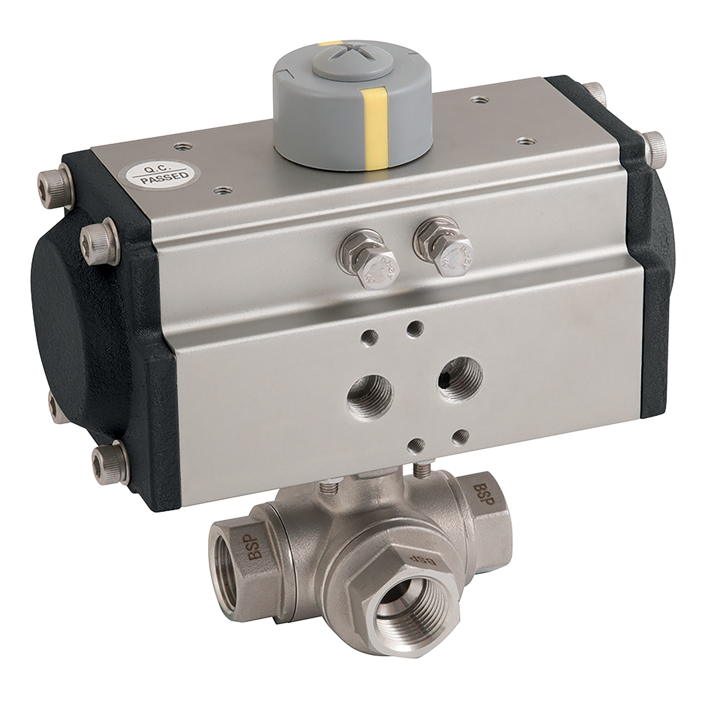 Haitima HSA 2041-38 HAITIMA 3/8" 3WT BSP SS BALL VALVE F/W HSA-063 ...