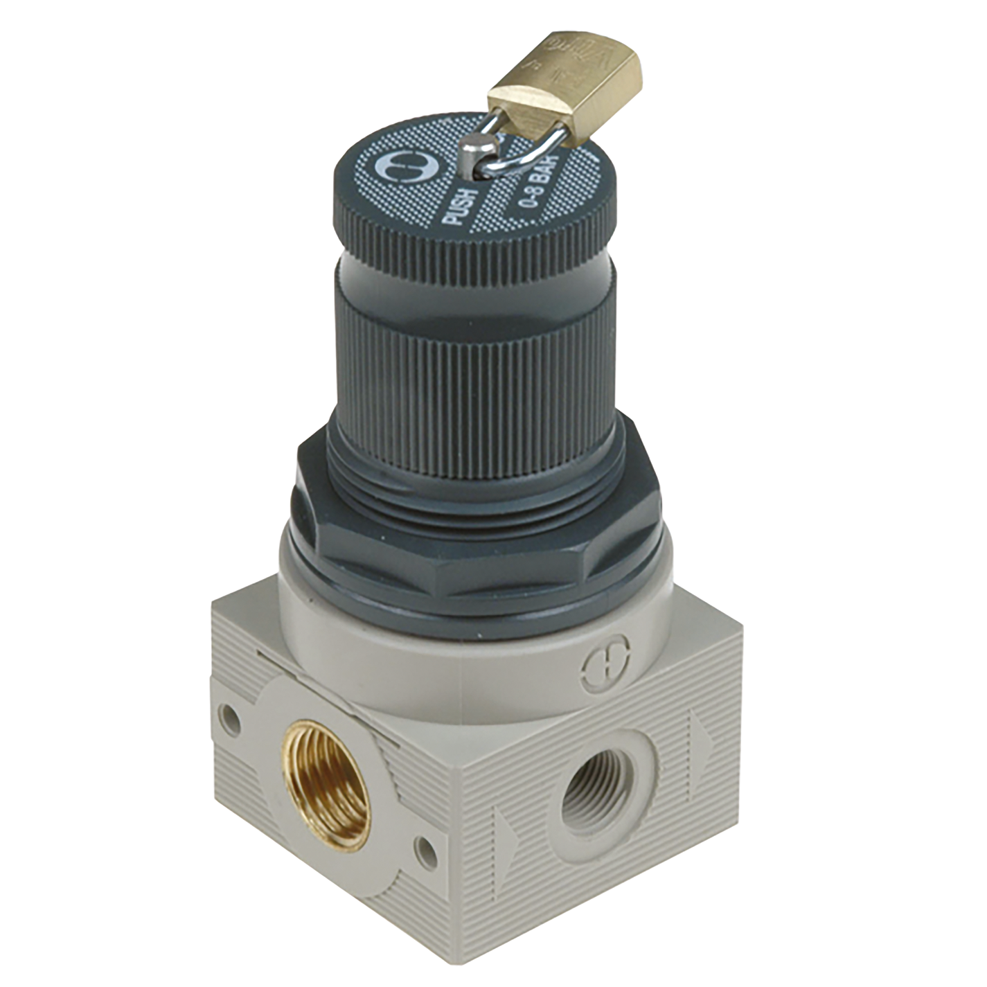 Metal Work Pneumatic 5110003 METAL WORK LOCKABLE REGULATOR G1/8" 8 BAR ...