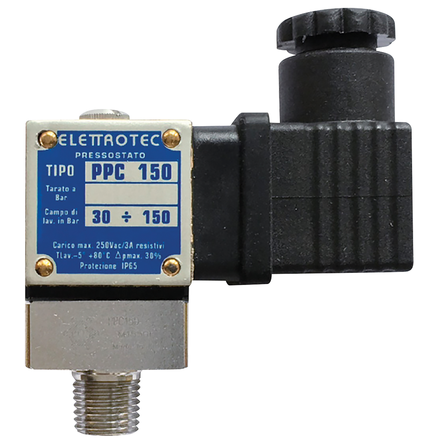 Elettrotec PPC300 ELETTROTEC PPC 1/4" ADJUSTABLE PRESS SWITCH 150-300 ...