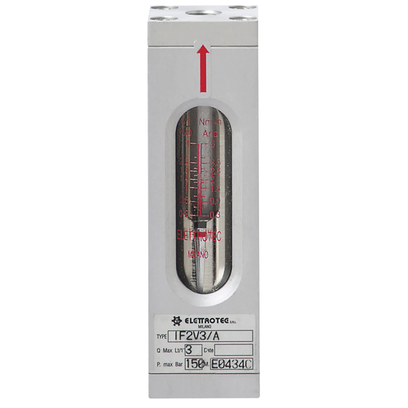 Elettrotec IF4V16/A-M6 ELETTROTEC 16LPM 14.4CST FLOW VISUAL INDICATOR ...