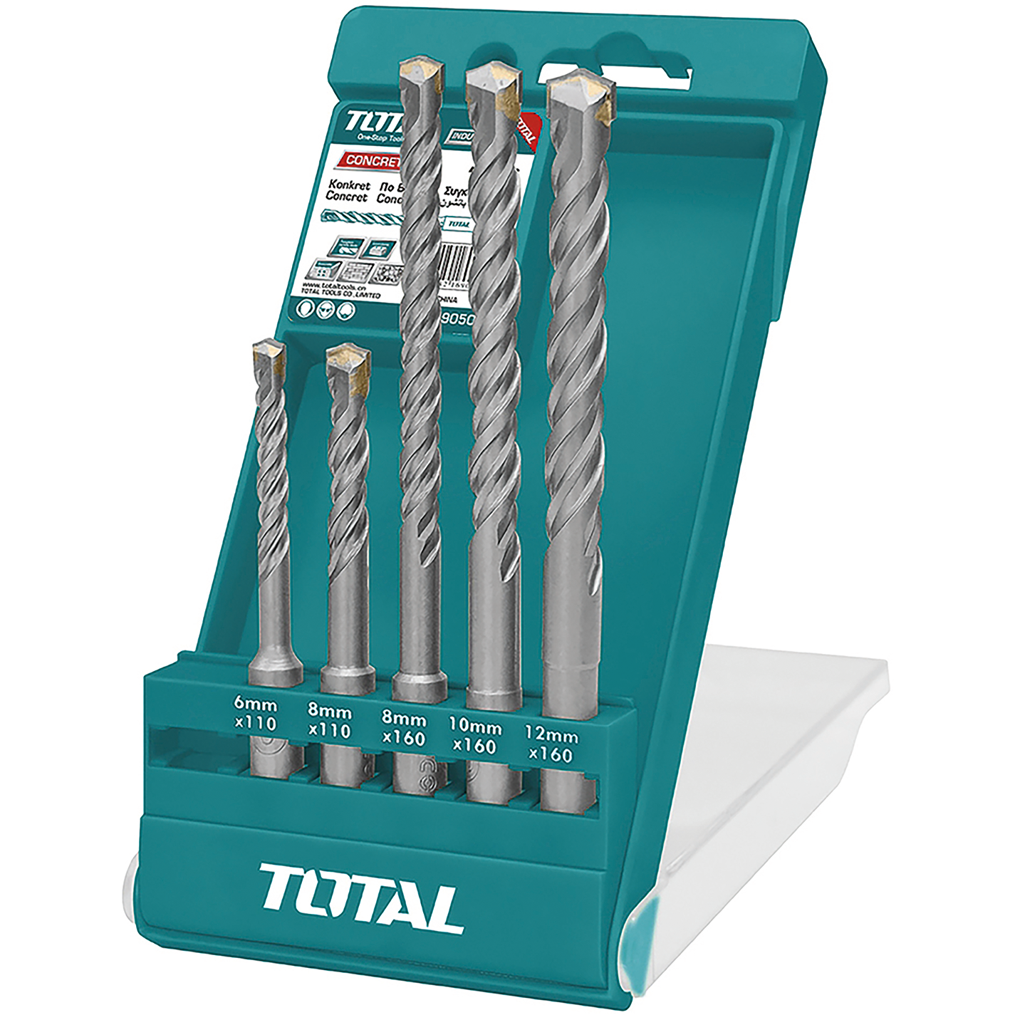 Total Tools TAC190501 TOTAL TOOLS SDS PLUS HAMMER DRILL BIT SET ...
