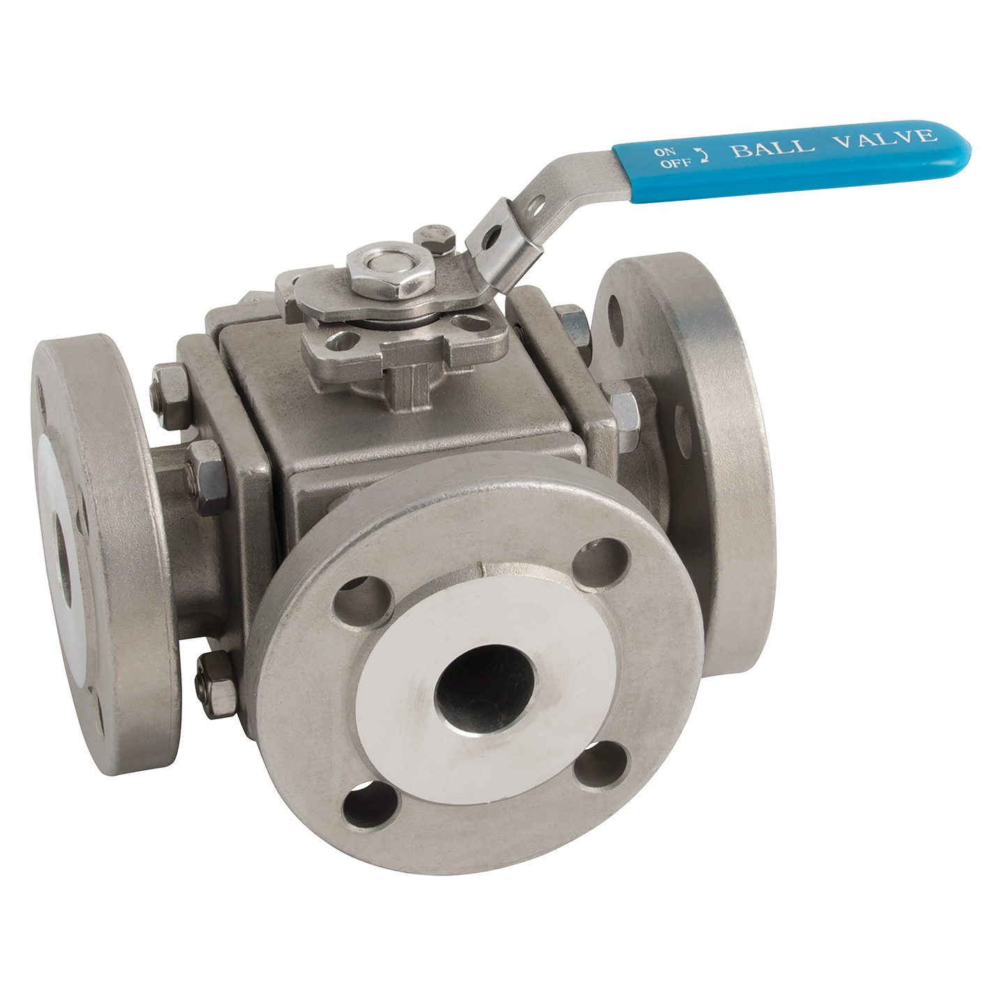 Haitima 2059DL16 14 HAITIMA 6" PN16 FLANGE DIRECT MOUNT SS 3 WAY L PORT ...