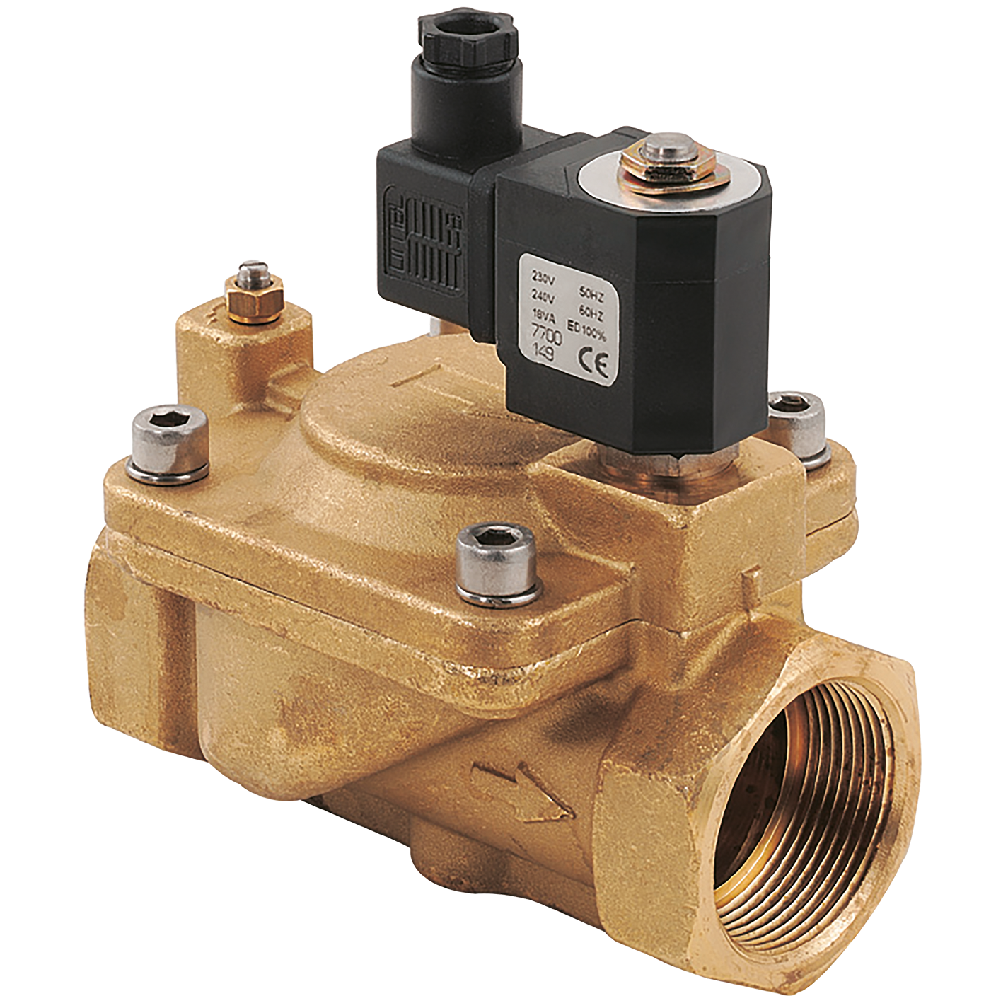 M&M F280-1-230 M&M 1" N/O 2/2 SOLENOID VALVE 230V 50HZ | Kempston Controls