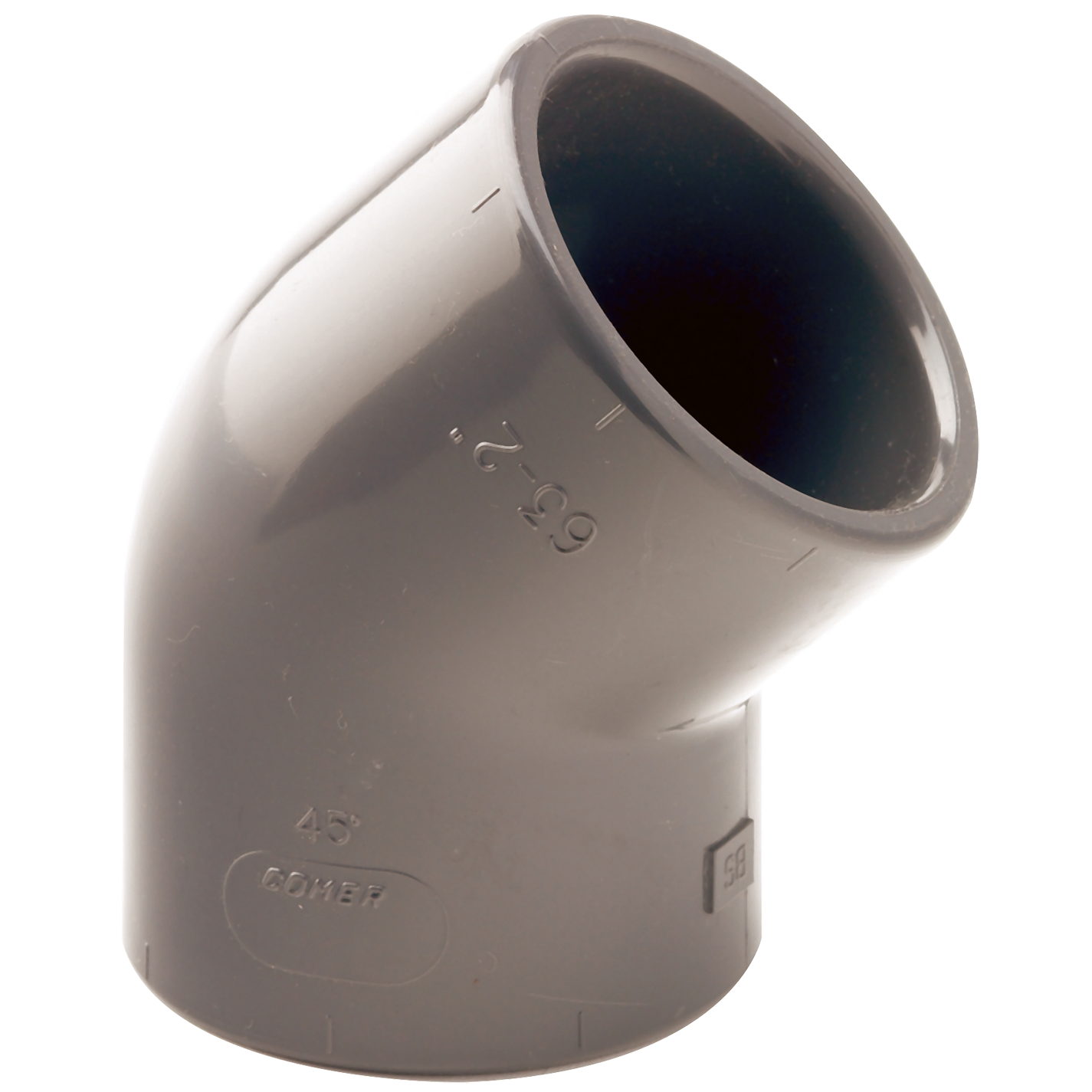 Comer EE-45-90-UPVC COMER 90MM UPVC 45° ELBOW | Kempston Controls