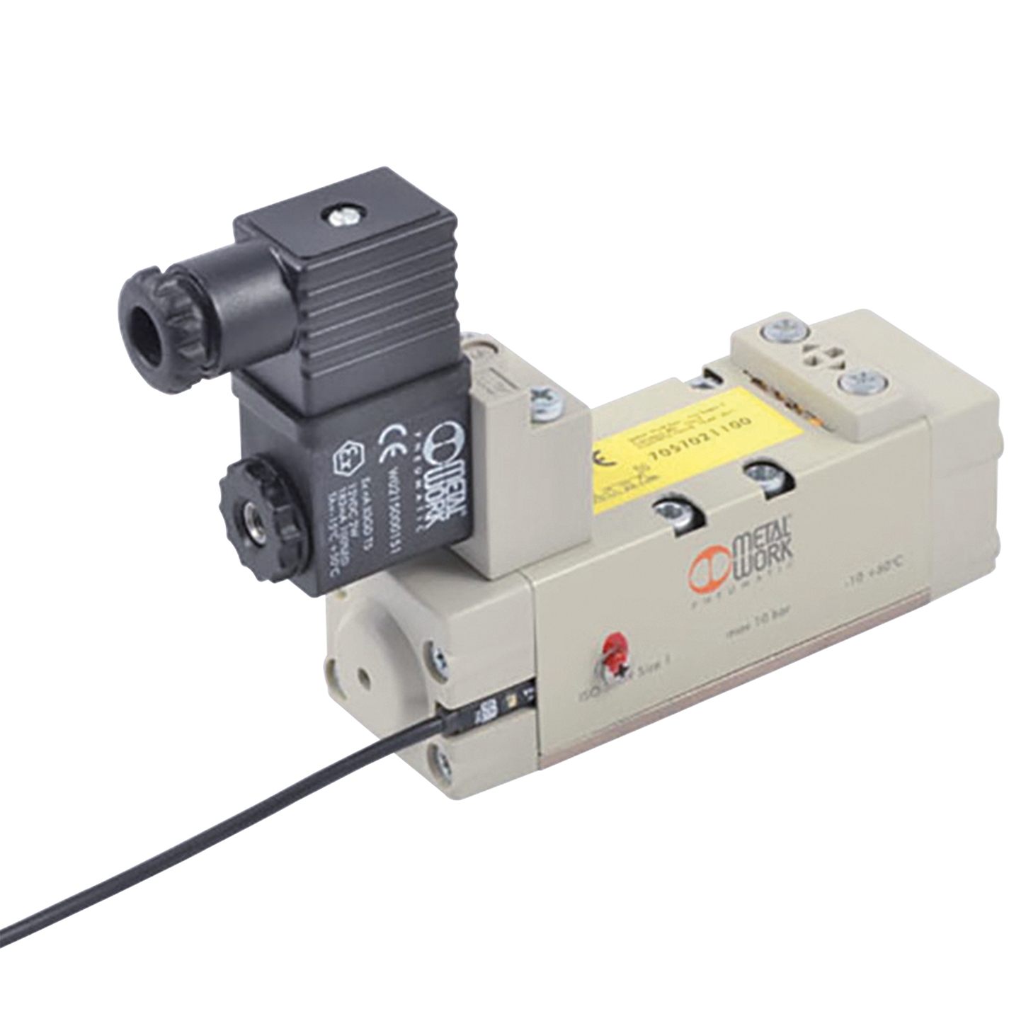 Metal Work Pneumatic 7058021400 METAL WORK ISO 2 SOLENOID/SPRING PILOT ...