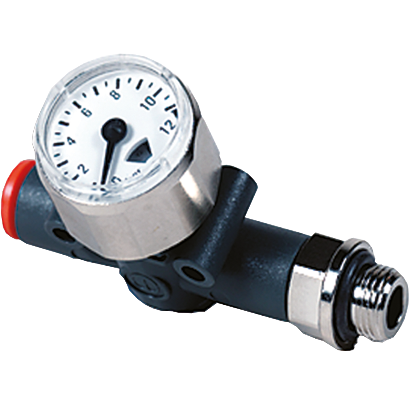 Metal Work Pneumatic 9067110 METAL WORK LINE-ON-LINE GAUGE G1/8 TO 8MM ...