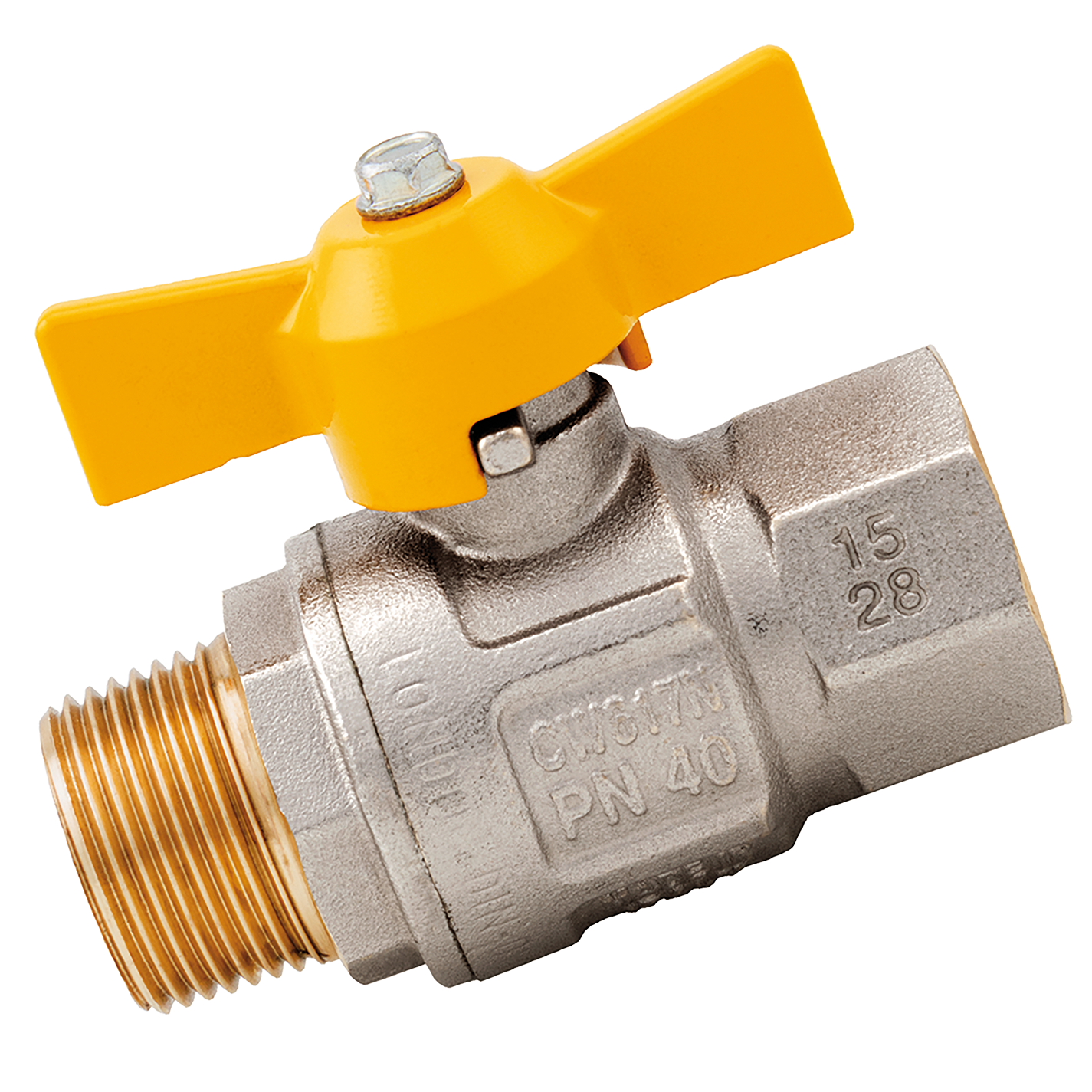 ITAP IT069-1 ITAP 1" BSPTM X 1" BSPPF BRASS BALL VALVE COMPACT ...