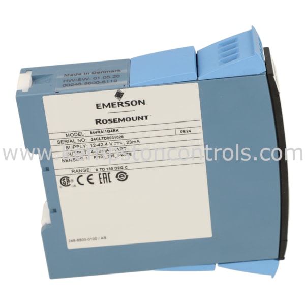 Emerson 644RAI1Q4RK EMERSON ROSEMOUNT 644R TEMPERATURE TRANSMITTER ...