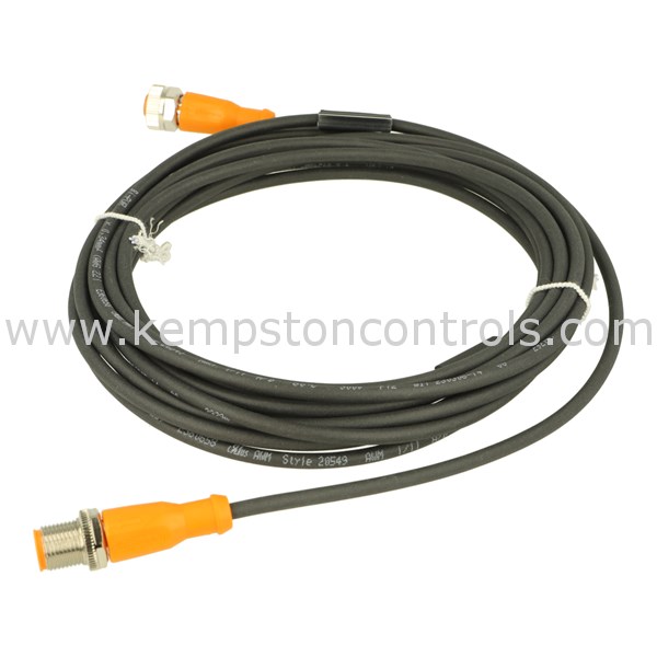 IFM EVC014 IFM JUMPER CABLE 4PIN M12 STR TO M12 STR 5M PUR | Kempston ...