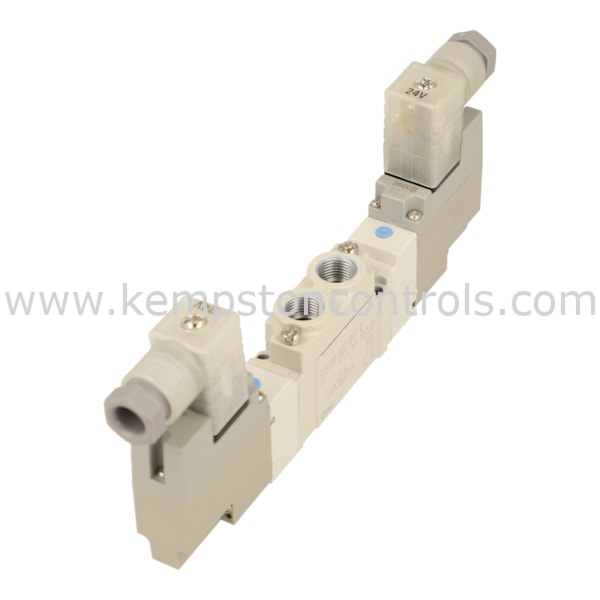 SMC SY5220-5DZ-01F-Q SMC G1/8 BODY PORTED DOUBLE SOLENOID VALVE DIN ...