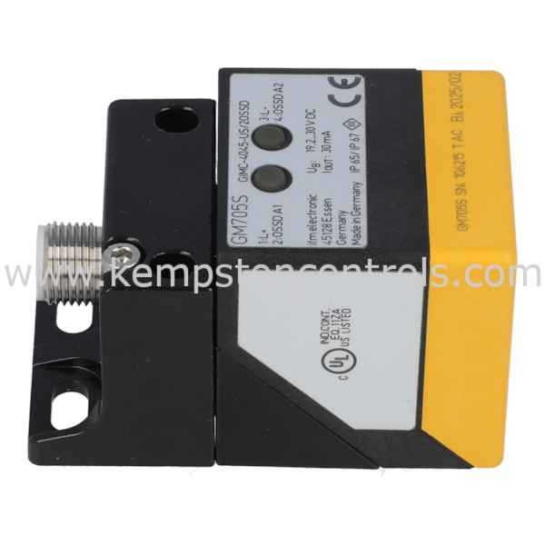 IFM GM705S IFM FAIL-SAFE INDUCTIVE SENSOR, 40X40X66MM, 4-20MM ENABLE ...