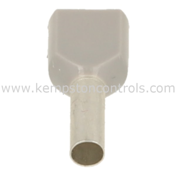 Hellerman CT240012 HELLERMAN TWIN BOOTLACE FERRULES 2X4.0- 12MM GREY ...