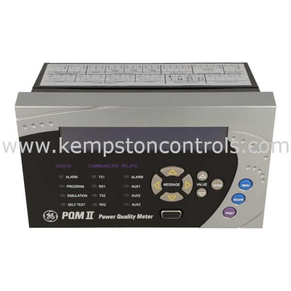GE PQMII-T20-A GE POWER QUALITY METER, 4ISOLATED ANALOG OUT, 0-20/4 ...
