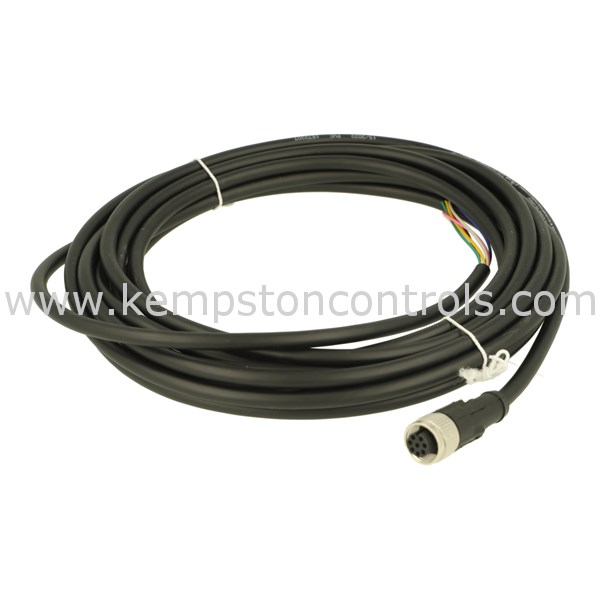Euchner 100177 EUCHNER CONNECTING CABLE, PLUG CONNECTOR, 8 PIN, 5M, M12 ...