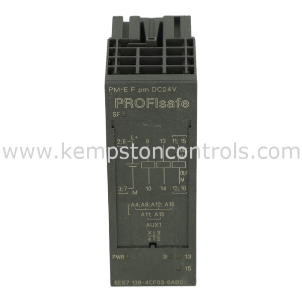 Siemens 6ES7138-4CF03-0AB0 SIEMENS ET200S, POWERMOD. PM-E F PM, DC24V ...