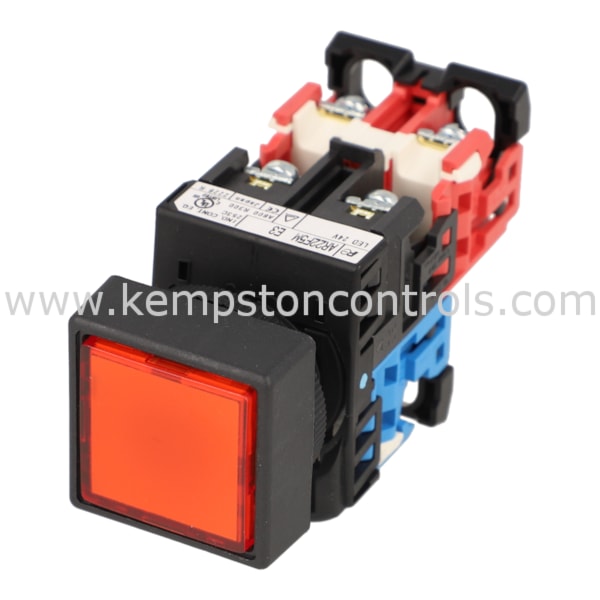 Fuji AR22F5M-11E3R FUJI ILLUMINATED PUSHBUTTON FLUSH SQUARE HEAD (ALT ...