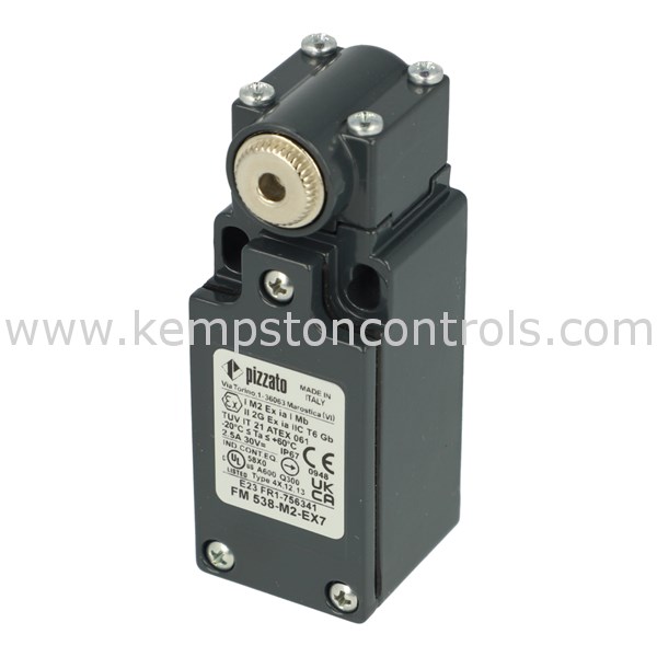 Pizzato FM 538-M2-EX7 POSITION SWITCH, FOR ROTATING LEVERS, ATEX M2-2G ...