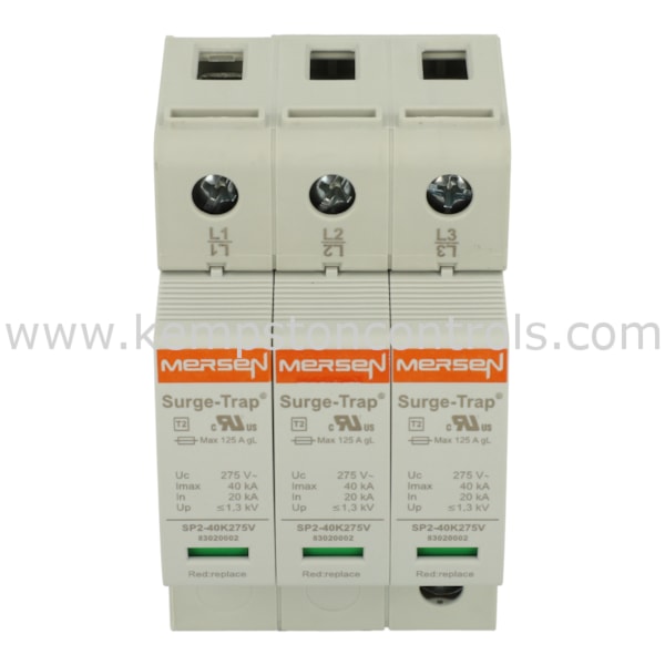 Mersen 83020134 MERSEN SURGE TRAP SURGE PROTECTION DEVICE, 40KA, 400V ...