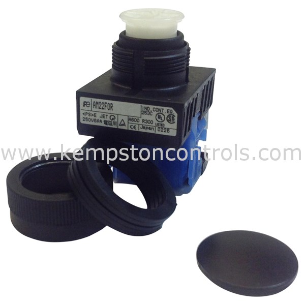 Fuji AM22F0R-10S FUJI PUSHBUTTON FLUSH ROUND HEAD 1NO BLUE | Kempston ...
