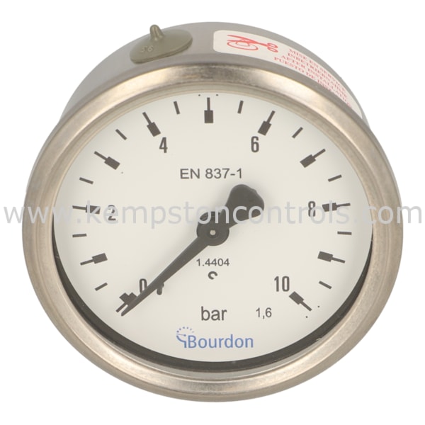Baumer MEX3-G20.B22 BAUMER INDUSTRIAL PRESSURE GAUGE, STAINLESS STEEL ...
