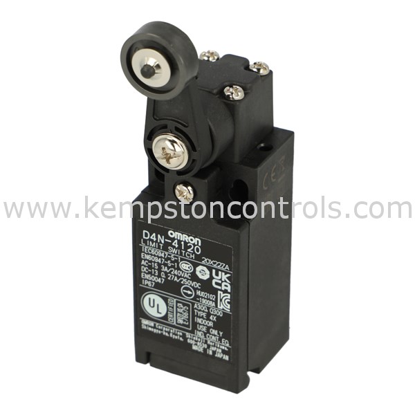 Omron D4N-4120 OMRON LIMIT SWITCH ROLLER LEVER 1NO+1NC | Kempston Controls