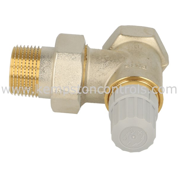 Danfoss Heating 013G1680 DANFOSS RADIATOR VALVE, RA-G, HIGH FLOW, DN 25, ANGLE D, 1 PIPE SYSTEM ...