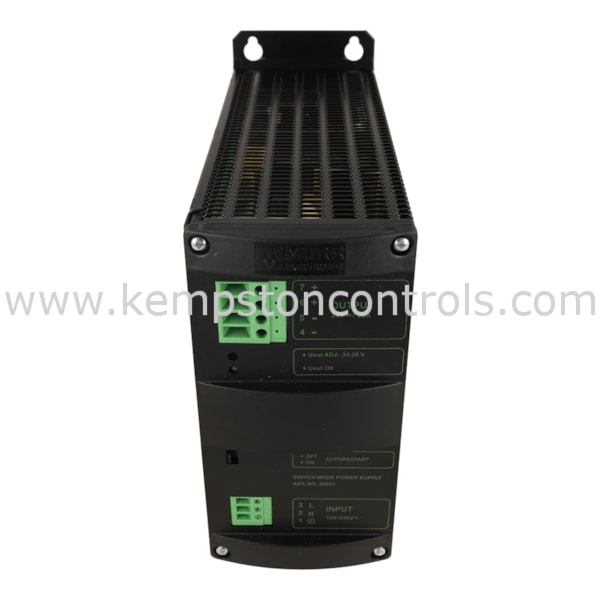 MURR 85063 MURR MCS POWER SUPPLY 1-PHASE, IN: 90-265VAC OUT: 24-28V ...