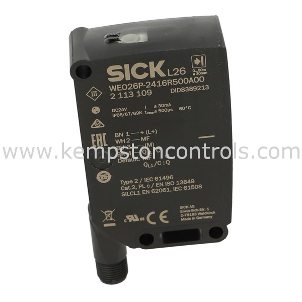 Sick WEO26P-2416R500A00ZLLZZZZZZZZ1 SICK SINGLE BEAM PHOTOELECTRIC ...