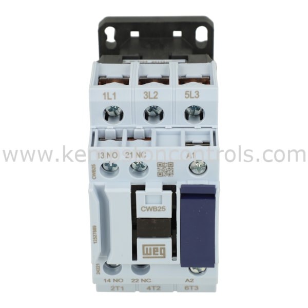 WEG CWB25-11-30-400V WEG CONTACTOR, 25A, 1NO+1NC AUXILIARY CONTACTS ...