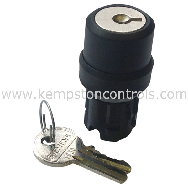 Siemens 3SU1000-4BF11-0AA0 RONIS KEY-OPERATED SWITCH, 22MM, LOCK NUMBER SB30, 2 KEYS, 2 SWITCH ...