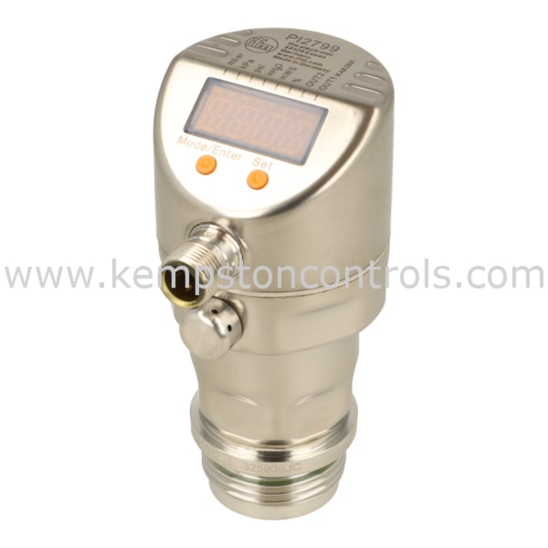 IFM PI2799 IFM FLUSH PRESSURE SENSOR WITH DISPLAY, -1-1 BAR RANGE, PNP ...