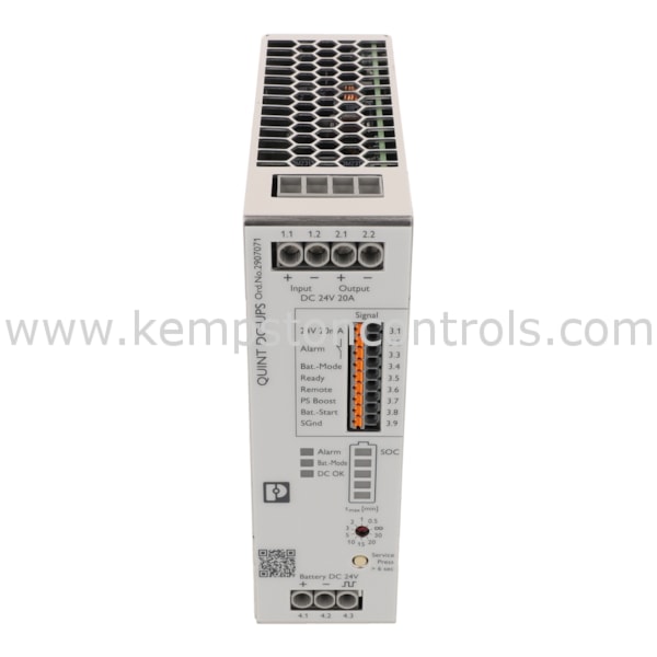 Phoenix 2907071 PHOENIX UNINTERRUPTIBLE POWER SUPPLY, 24VDC INPUT ...