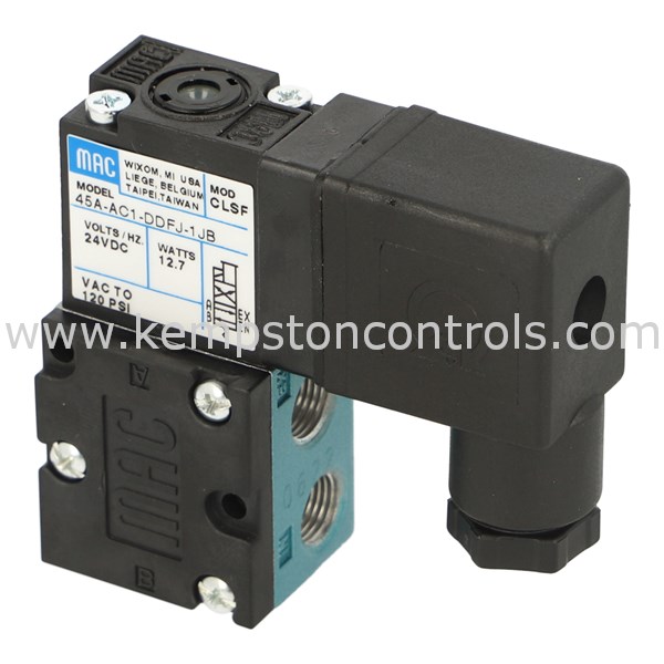 MAC Valves 45A-AC1-DDFJ-1JBCLSF MAC VALVES 45 SERIES MAC VALVE, 24VDC ...